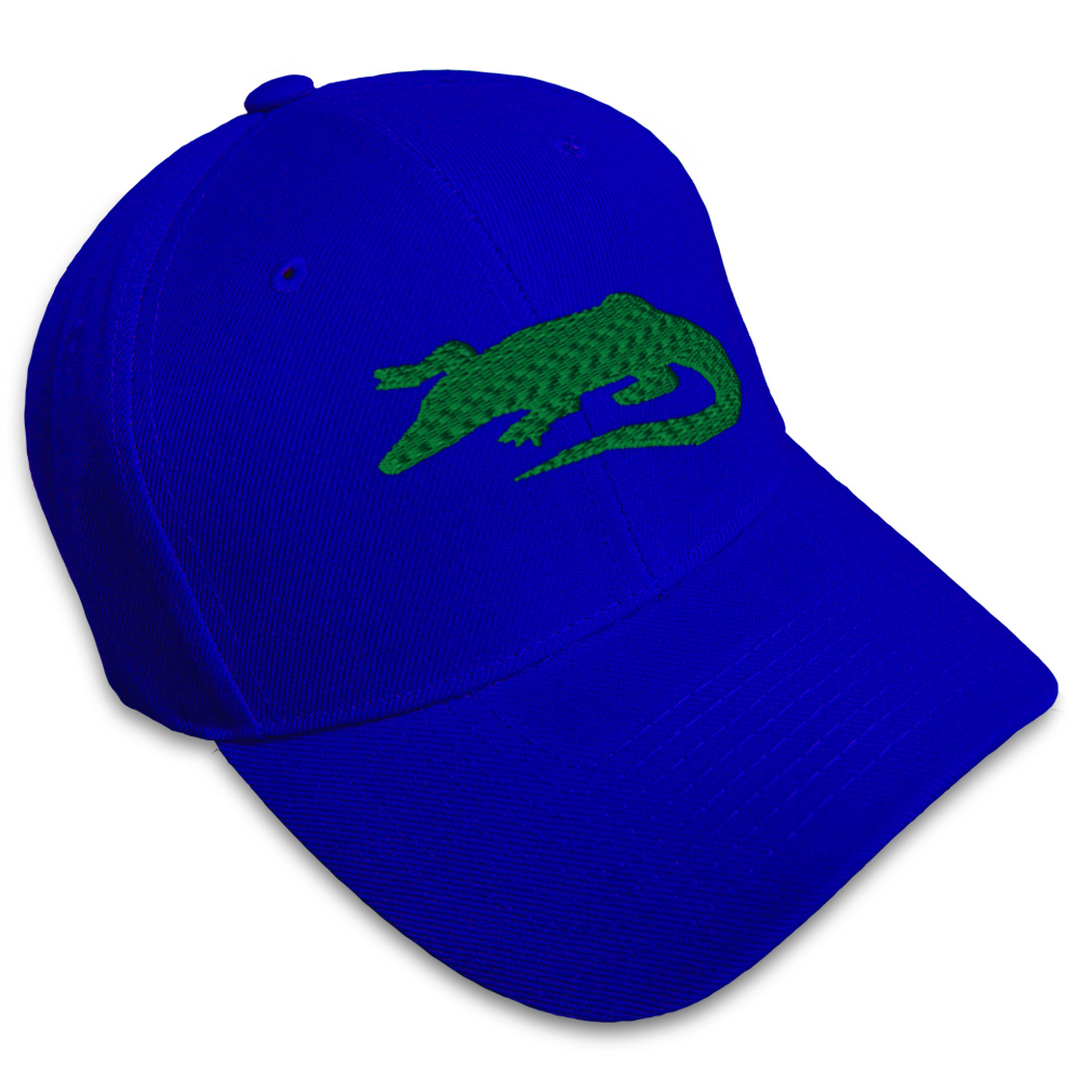 Baseball Cap Alligator Green Shadow Embroidery Dad Hats for Men & Women ...