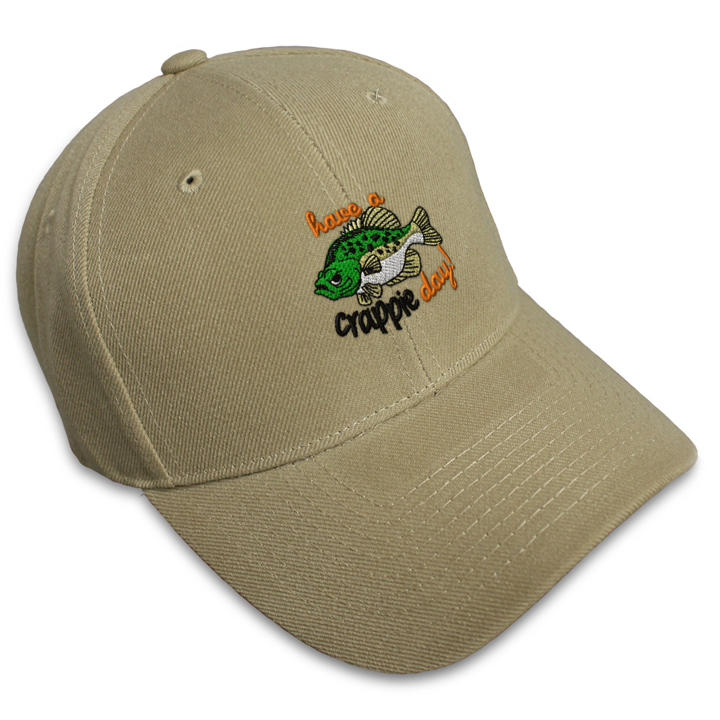 Baseball Cap Fish Have A Crappie Day Embroidery Dad Hats for Men ...